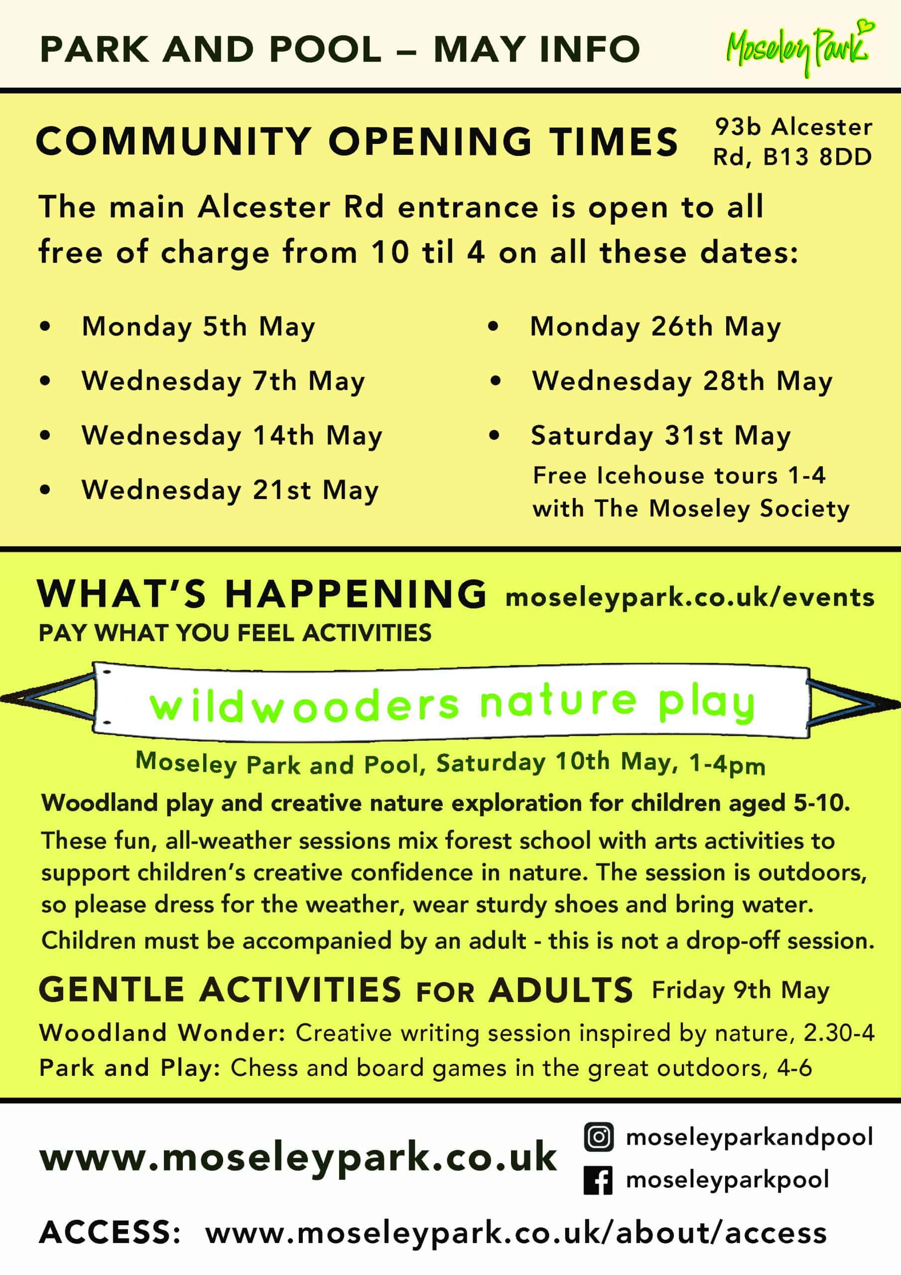 Moseley Park Events - Moseley Park